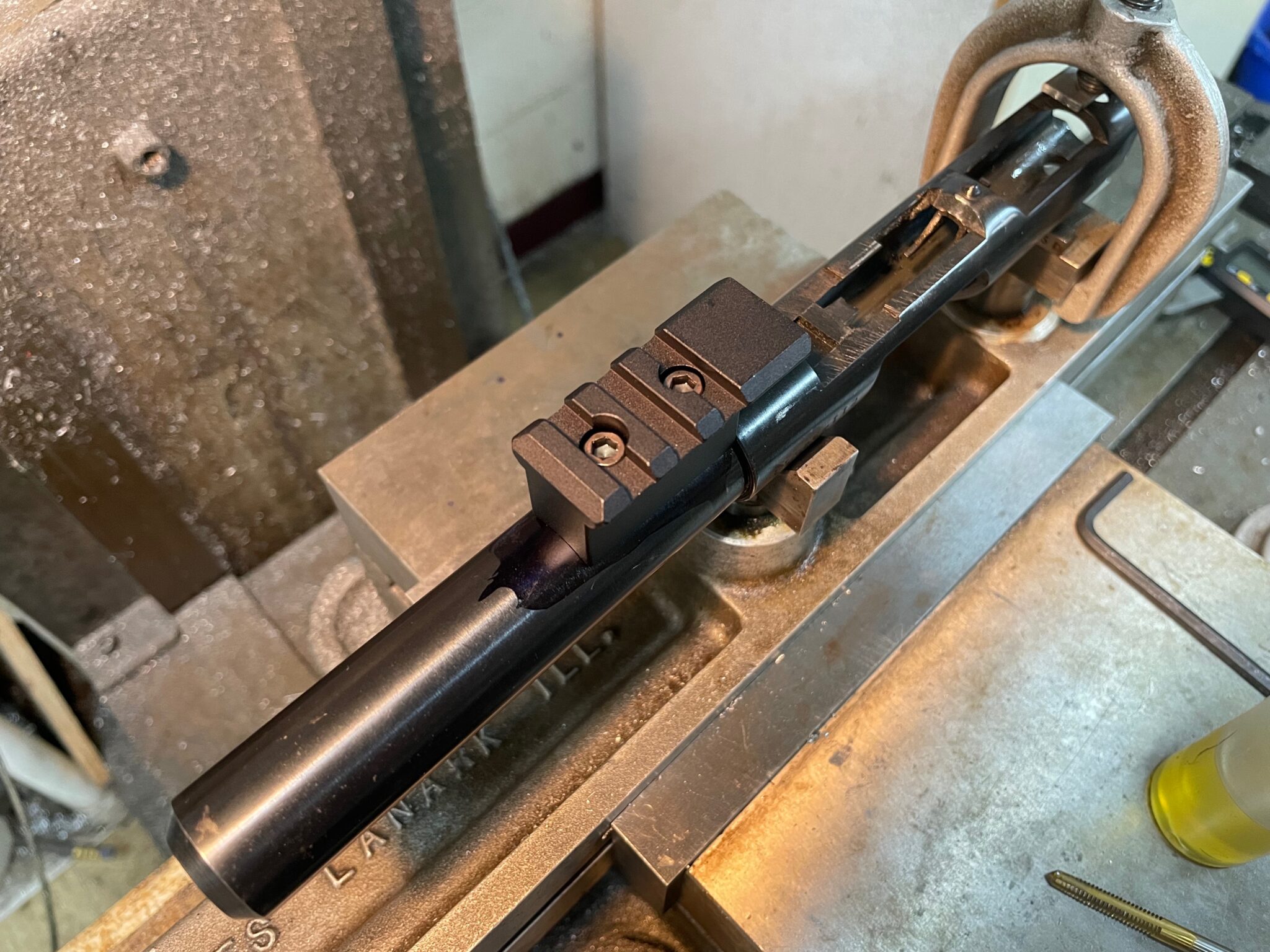 Ruger pistol under barrel accessory rail – Rucker Machine